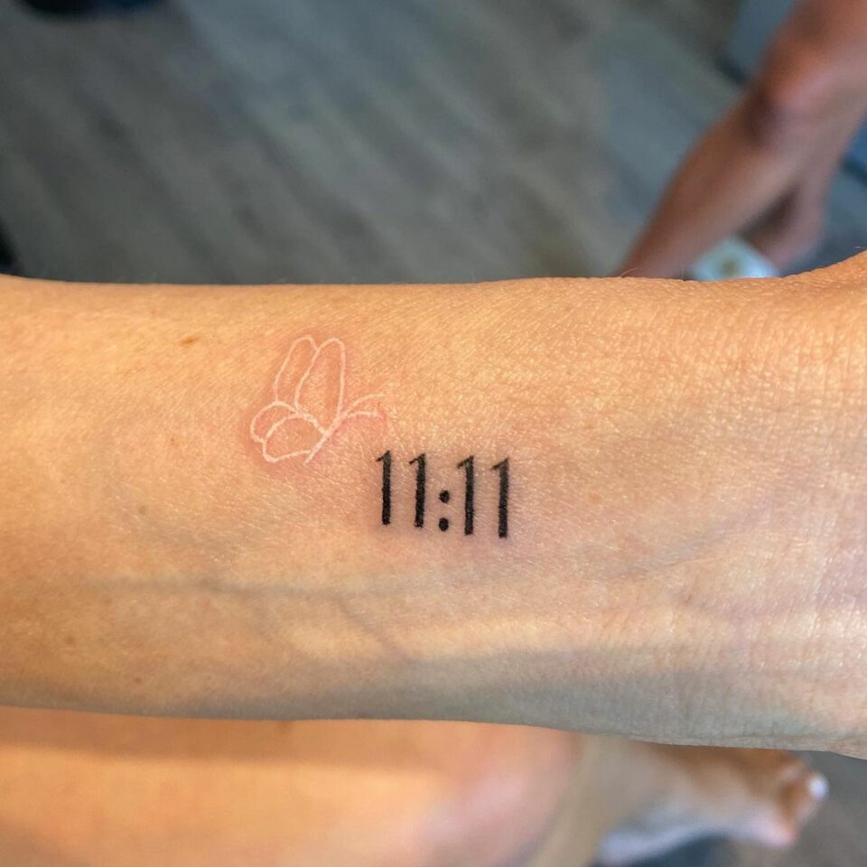 20 Beautiful 11:11 Tattoo Ideas To Manifest Your Dreams