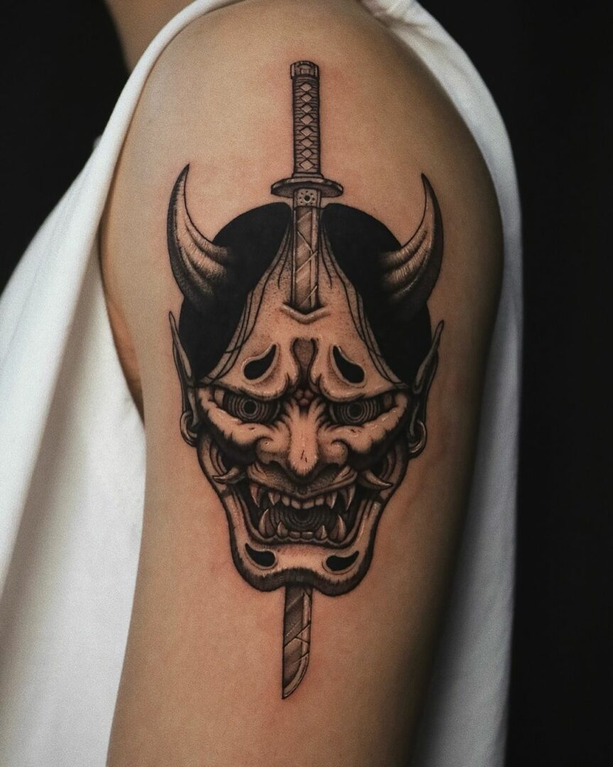 20 Powerful Oni Tattoo Designs To Unleash Your Inner Demon