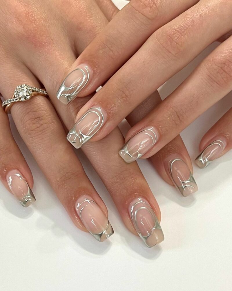 20 Silver Nail Designs To Bring A Silver Lining To Any Cloud