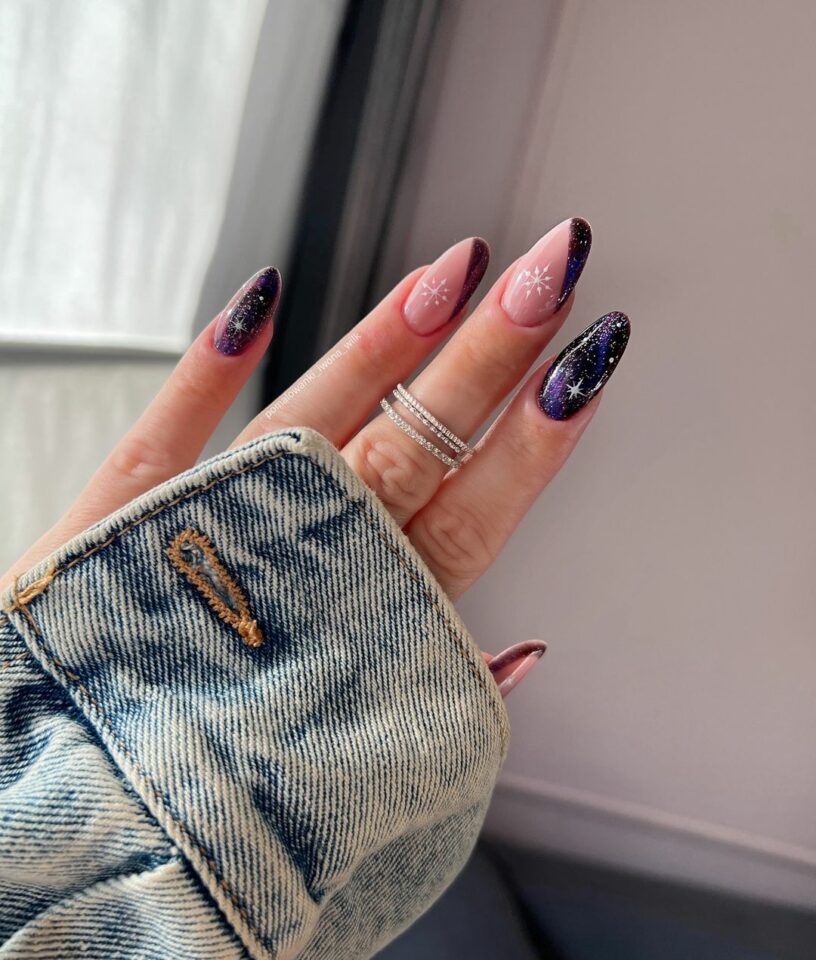 24 Astonishing Galaxy Nails To Feel Like You're In Outer Space