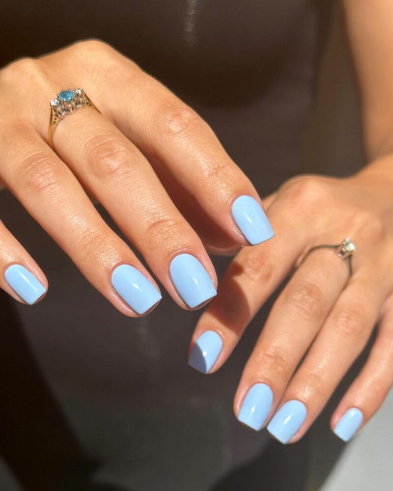 20 Blue Nail Designs That Won't Leave You Feeling Blue