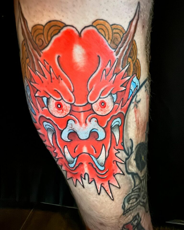 20 Powerful Oni Tattoo Designs To Unleash Your Inner Demon