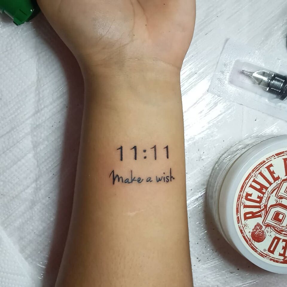 20 Beautiful 11:11 Tattoo Ideas To Manifest Your Dreams