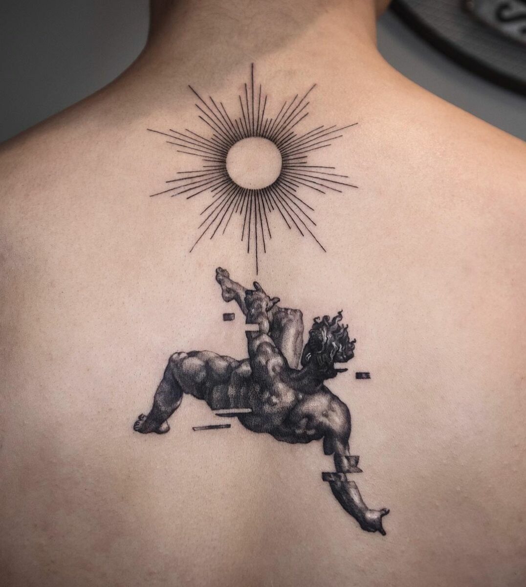 20 Iconic Icarus Tattoos To Remind You Not To Soar Too High