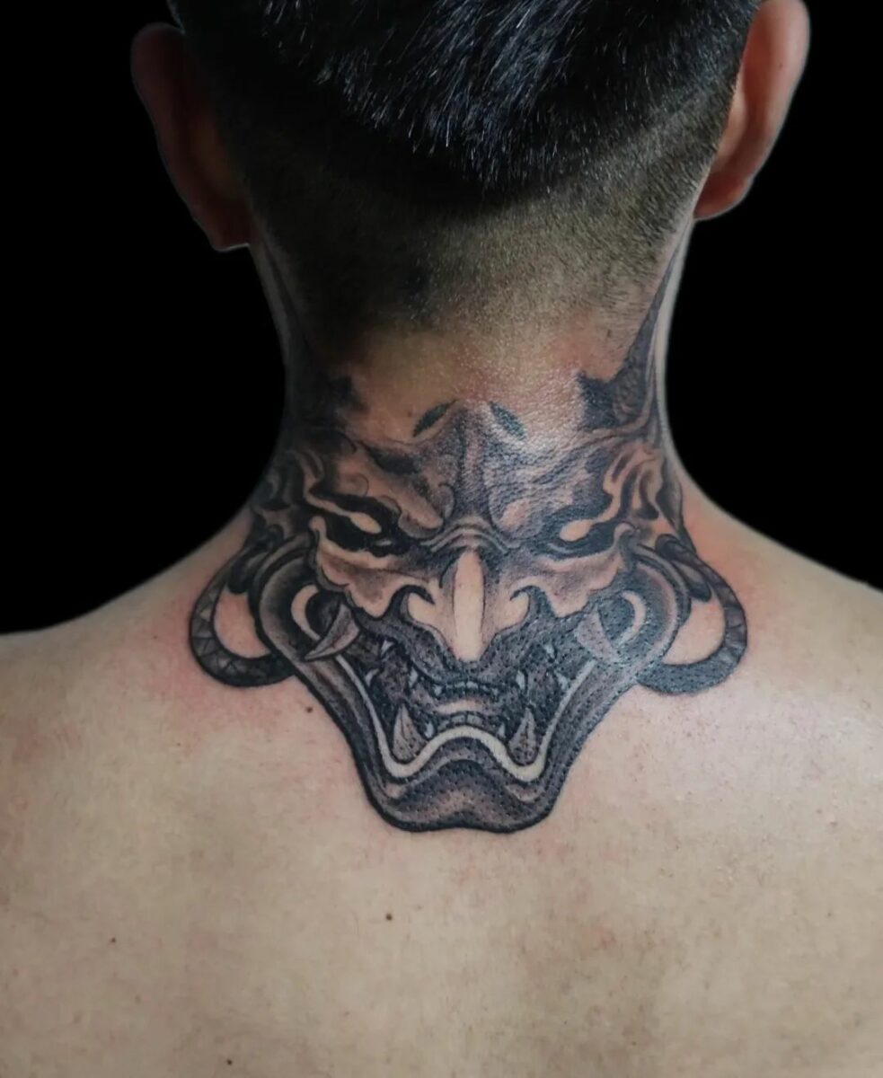 20 Powerful Oni Tattoo Designs To Unleash Your Inner Demon