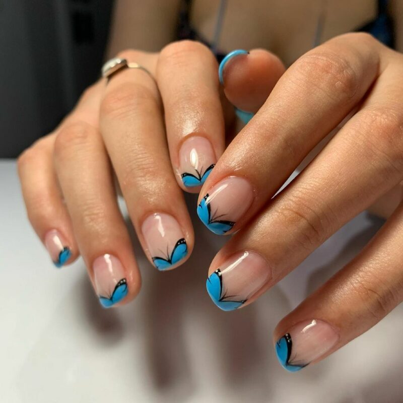 20 Beautiful Butterfly Nails To Make You Flutter