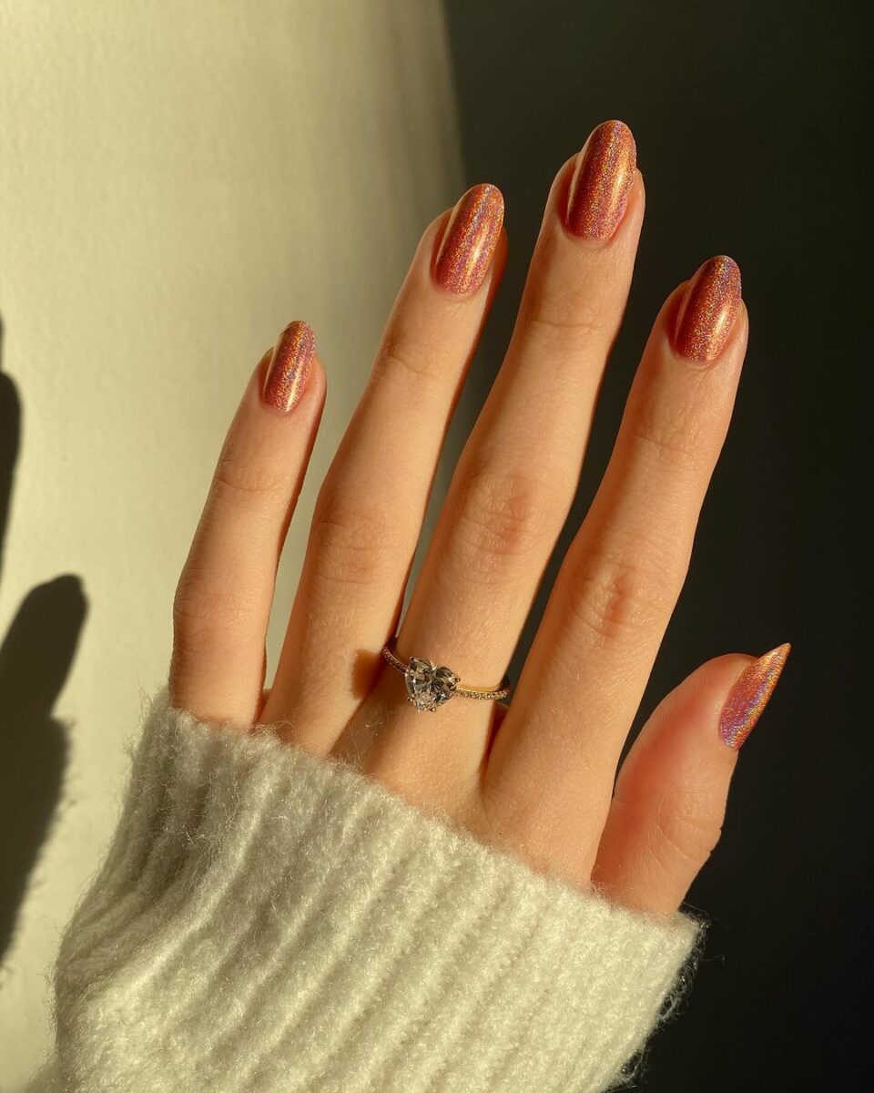 20 Stunning Rose Gold Nails To Elevate Your Manicure Game