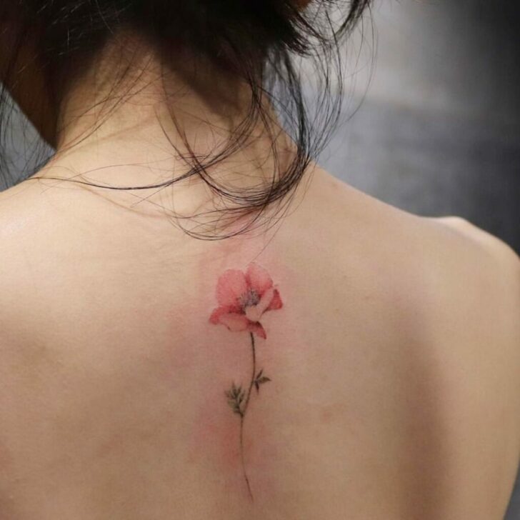 22 Pretty Poppy Flower Tattoos We Can’t Stop Staring At