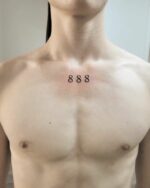18 Powerful 888 Tattoos To Believe In The Divine