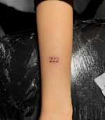 18 Inspiring 222 Tattoos For Angelic Protection