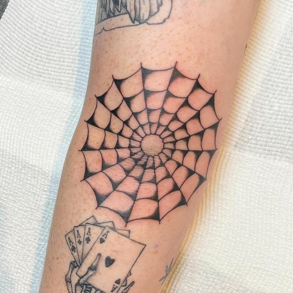 20 Astounding Spider Web Tattoo Ideas Woven From Ink