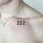 18 Inspiring 222 Tattoos For Angelic Protection