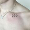 18 Inspiring 222 Tattoos For Angelic Protection