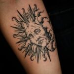 21 Brilliant Sun Tattoo Designs To Make You Shine Bright