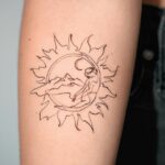 21 Brilliant Sun Tattoo Designs To Make You Shine Bright