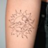 21 Brilliant Sun Tattoo Designs To Make You Shine Bright