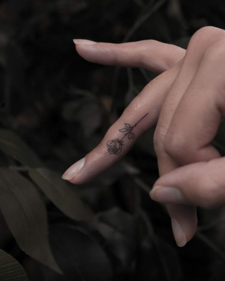 From Dainty To Daring: 21 Cute Finger Tattoo Ideas To Try