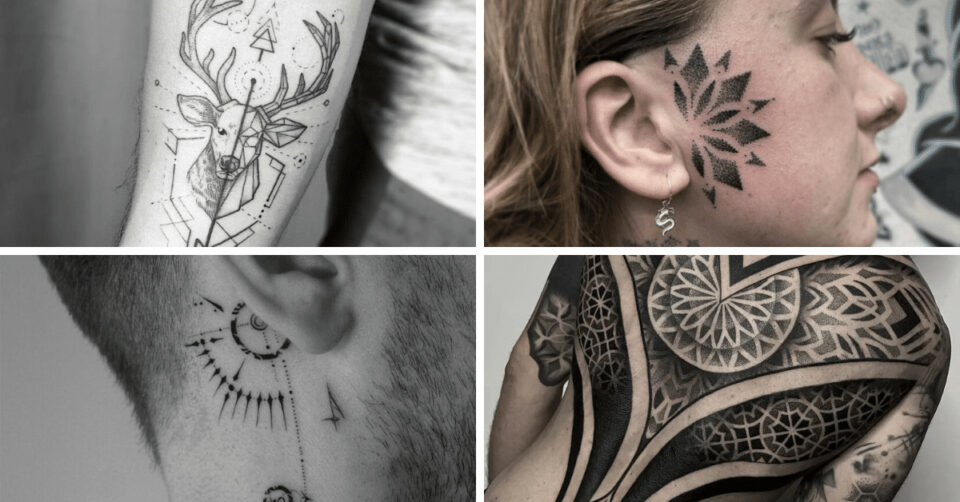 Geometric Tattoo Designs: 25 Eye-Catching Examples