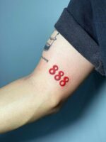 18 Powerful 888 Tattoos To Believe In The Divine
