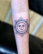 21 Brilliant Sun Tattoo Designs To Make You Shine Bright
