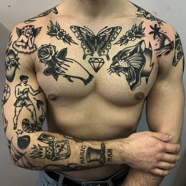 20 Chest Tattoo Ideas For Men That Will Turn Heads