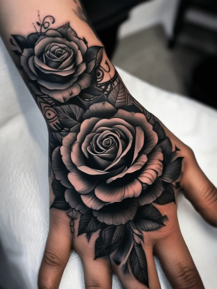 29 Traditional Rose Tattoo Designs For Timeless Personal Expression