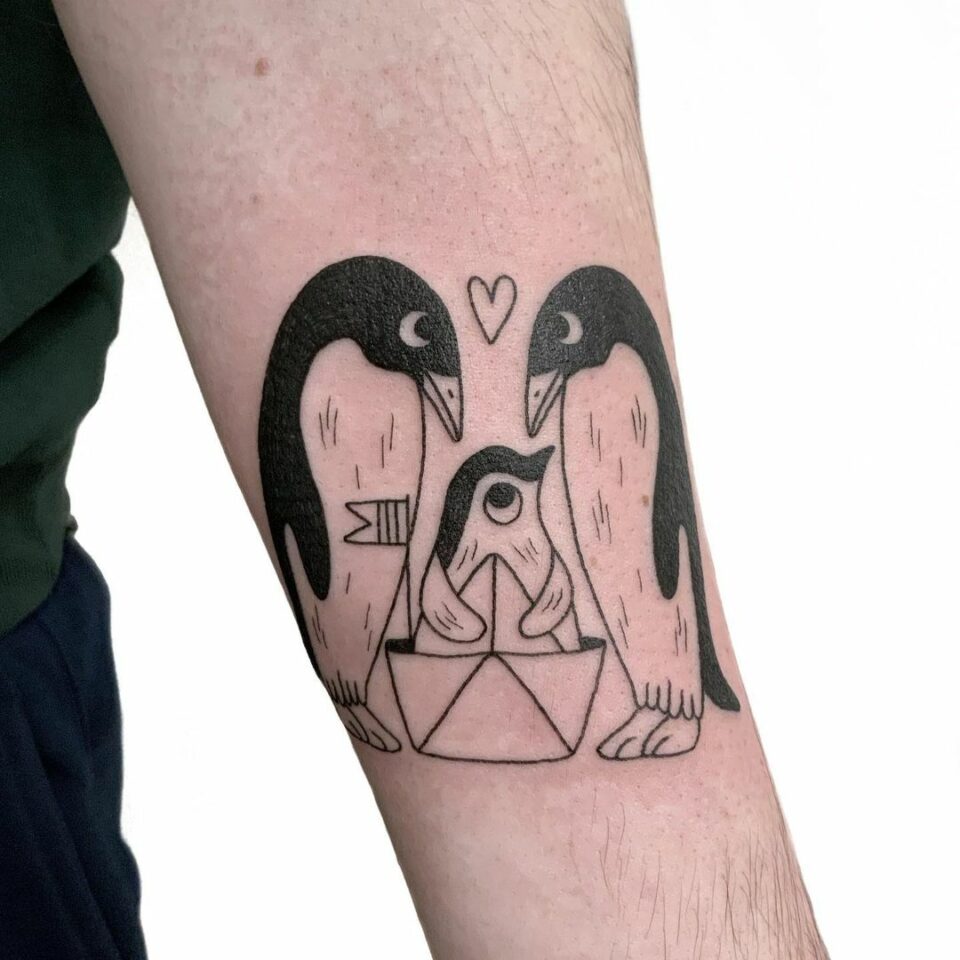 30 Penguin Tattoo Ideas That Are Unusually Adorable