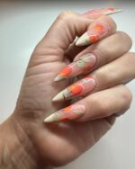 20 Vibrant Peach Nails For Effortlessly Chic Style