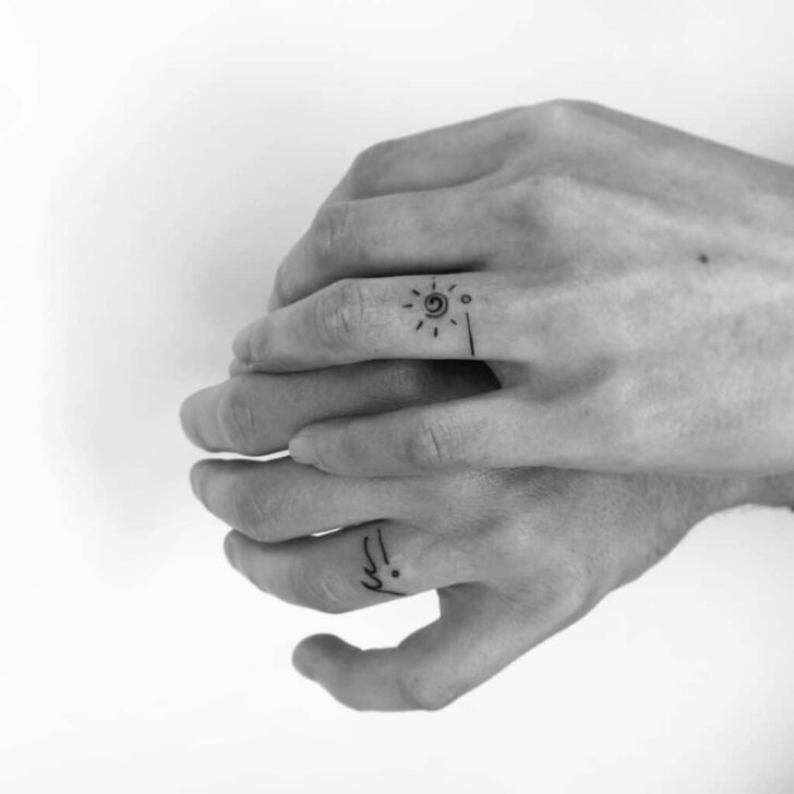 23 Irresistible Ring Tattoos You'll Fall in Love with