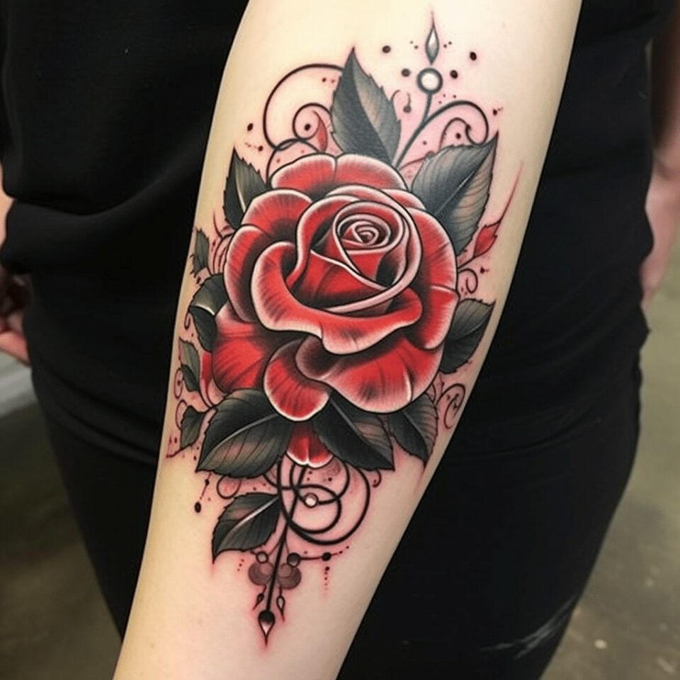 29 Traditional Rose Tattoo Designs for Timeless Personal Expression