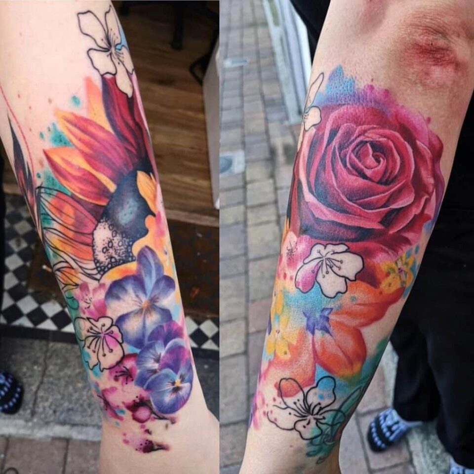 22 Floral Tattoo Ideas To Decorate Your Forearm