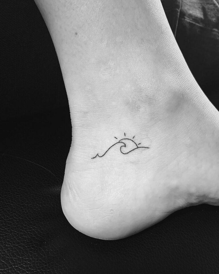 24 Wave And Sun Tattoo Ideas And The Meaning Behind Them