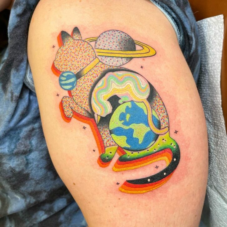 23 Earth Tattoo Ideas For The Lovers Of Our Only Home