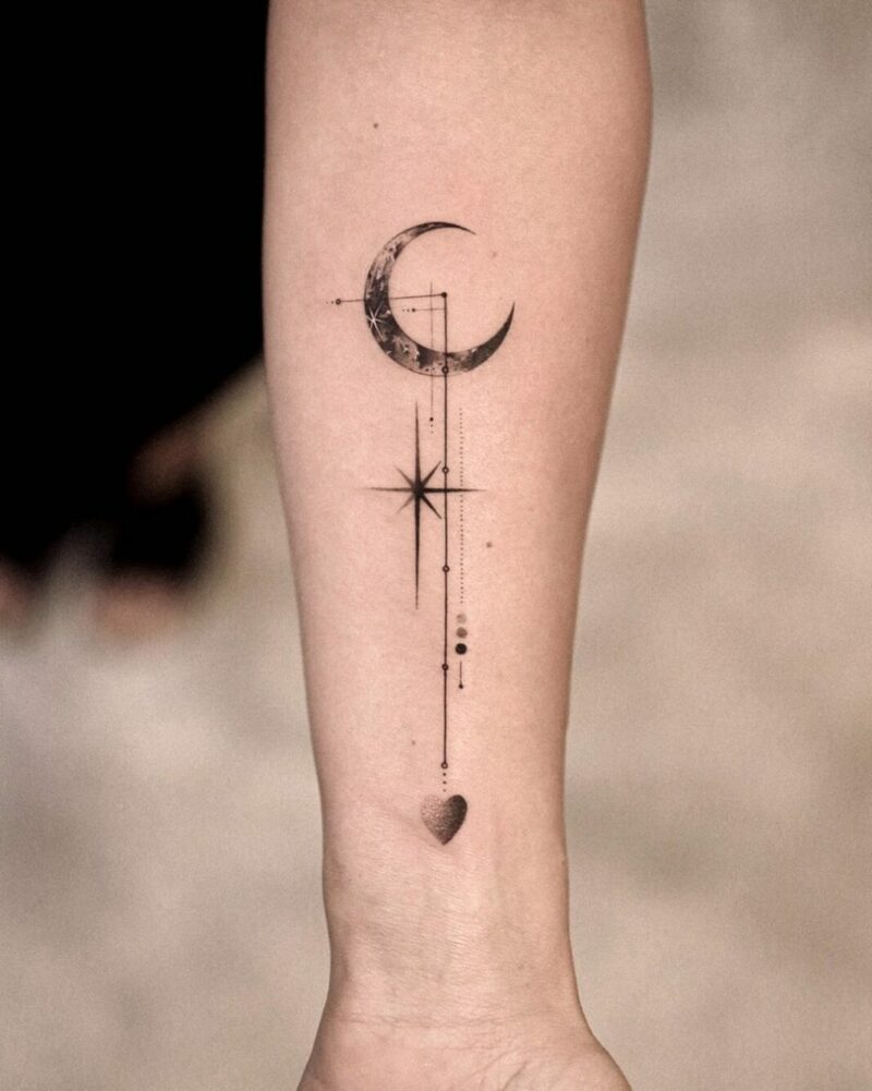 27 Moon Tattoo Ideas To Represent The Magic Within You