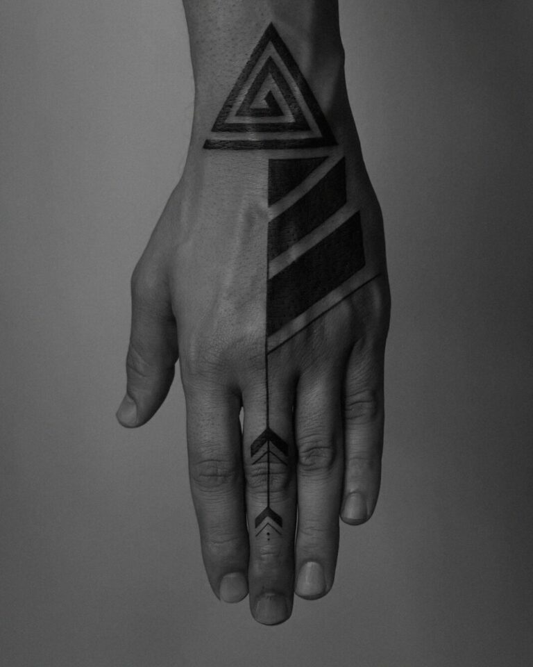 Geometric Tattoo Designs: 25 Eye-Catching Examples
