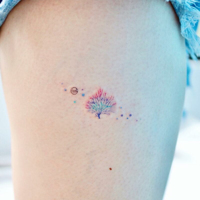 23 Immaculate Coral Tattoos For The Lovers Of The Deep Sea