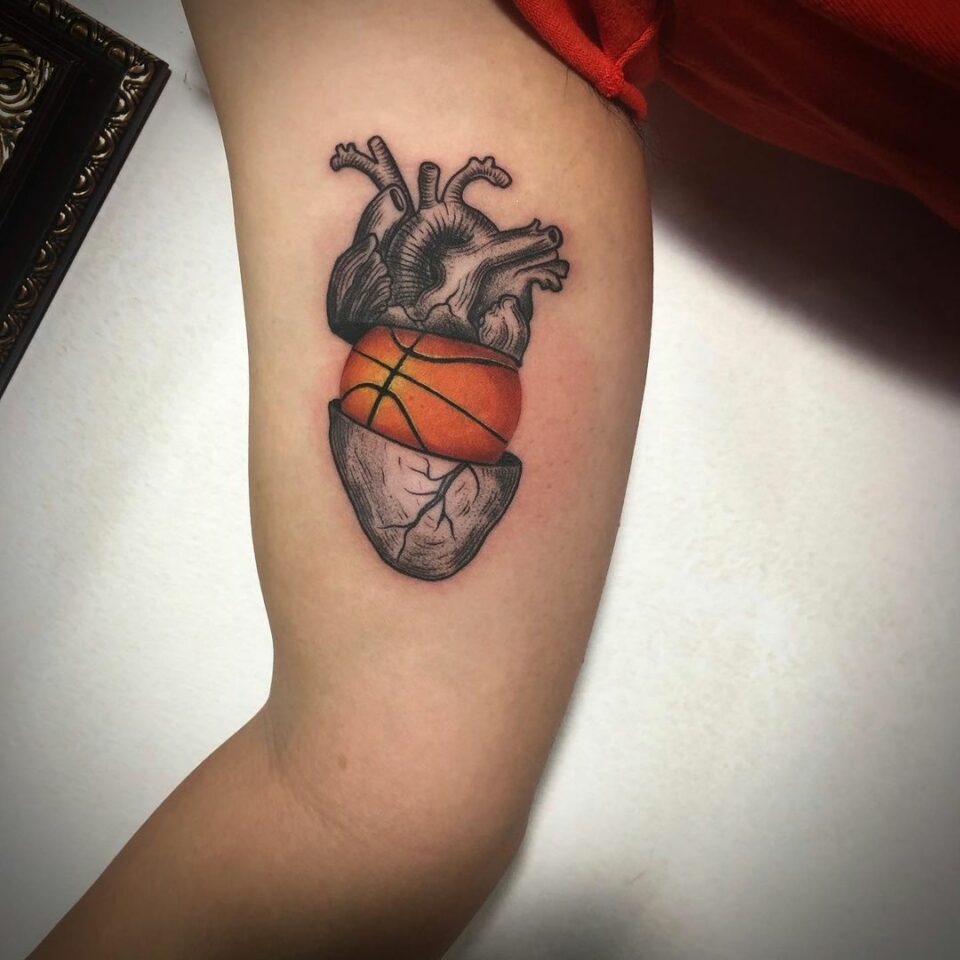 These 40 Basketball Tattoo Designs Are All Slam Dunks