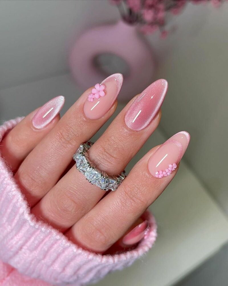 20 Prettiest Pink Nails To Add Color To Your Look