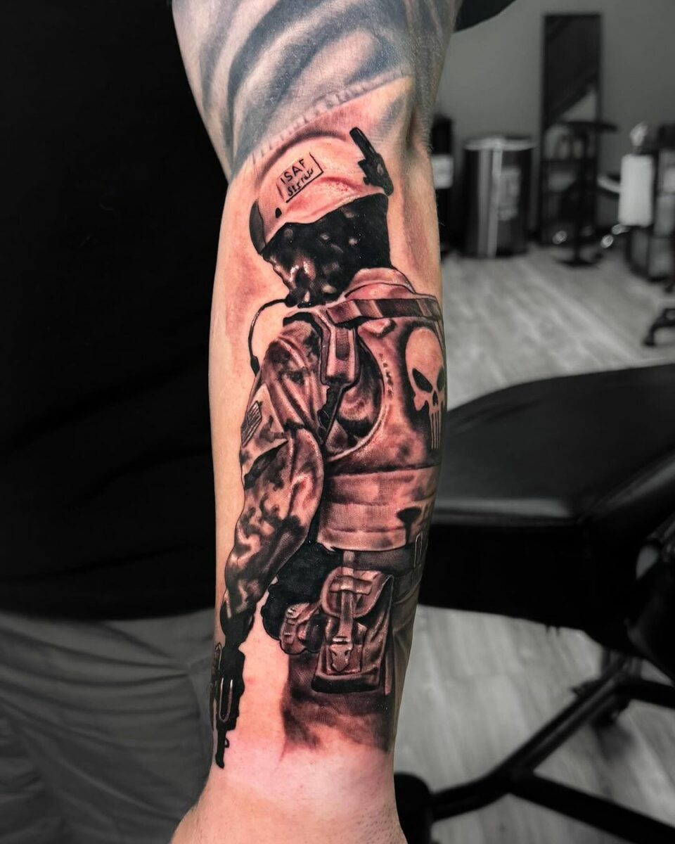 40 Unique Military Tattoos That Tell A Story Of Bravery