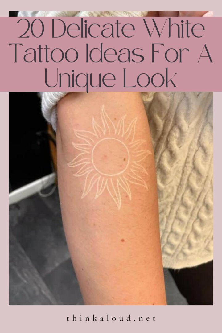 20 Delicate White Tattoo Ideas For A Unique Look