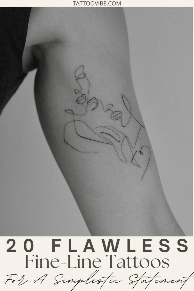 20 Flawless Fine-Line Tattoos For A Simplistic Statement