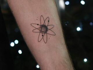 20 Impressive Atomic Tattoo Ideas That'll Blow Your Mind