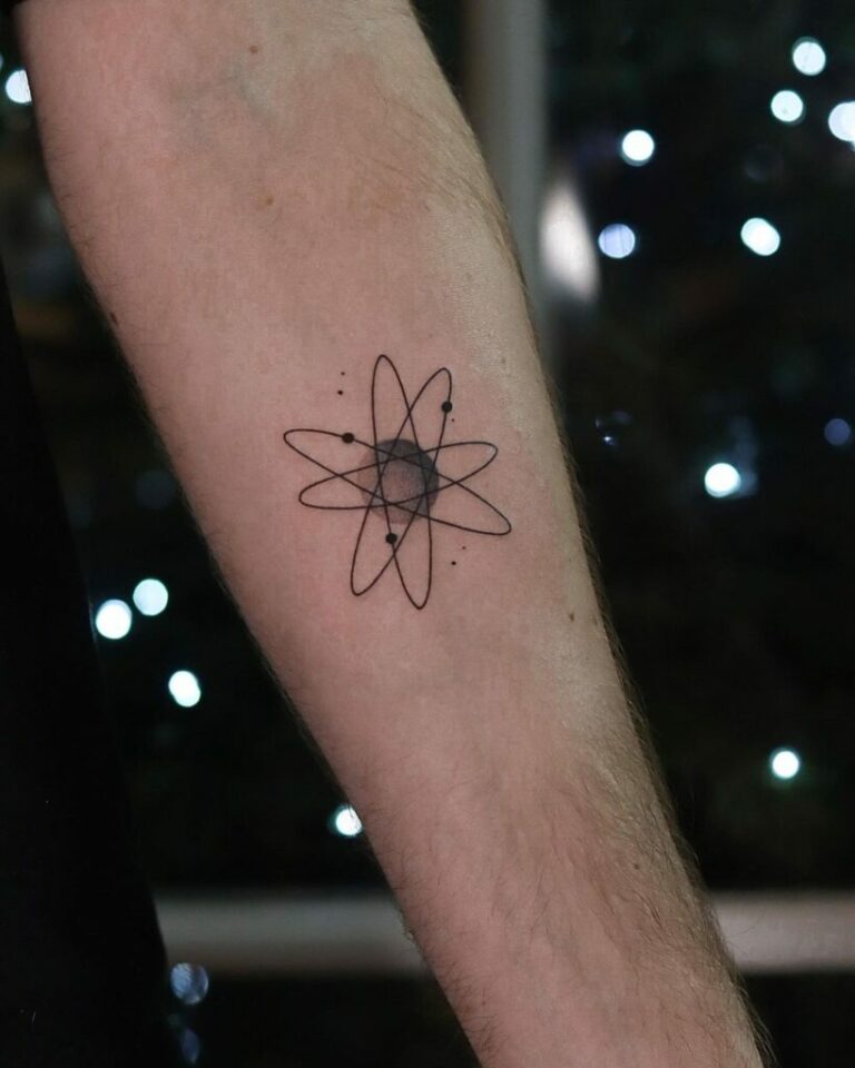 20 Impressive Atomic Tattoo Ideas That'll Blow Your Mind