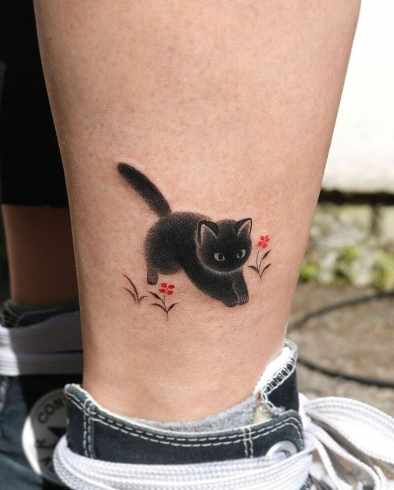 40 Cat Tattoo Ideas To Celebrate Your Furry Friend(s)