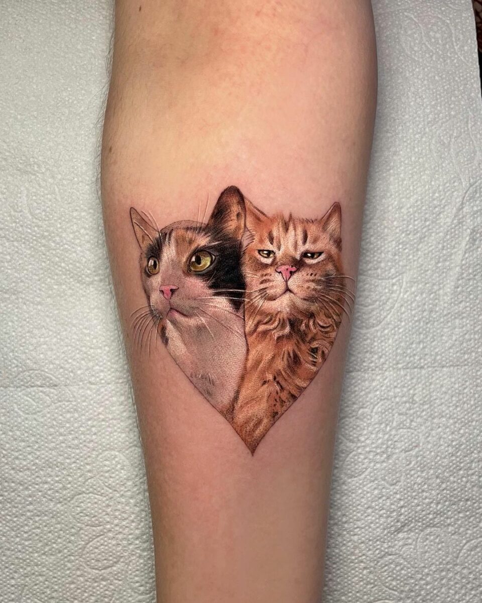 40 Cat Tattoo Ideas To Celebrate Your Furry Friend(s)