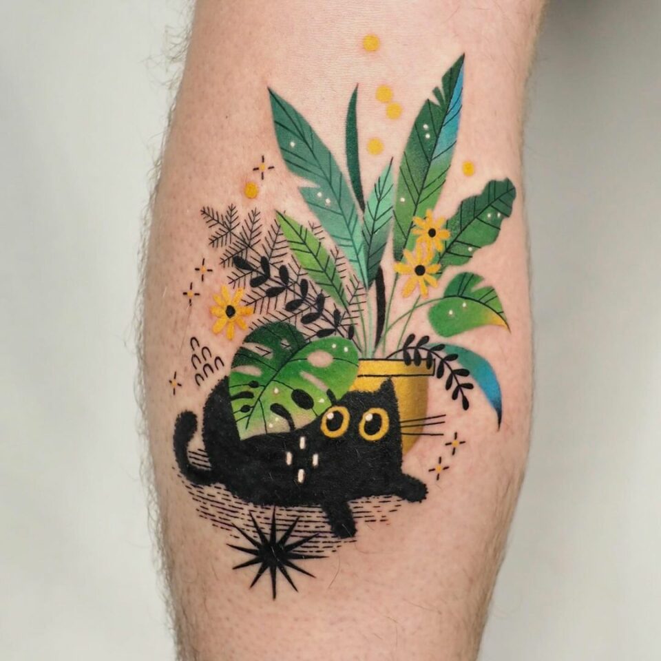 40 Cat Tattoo Ideas To Celebrate Your Furry Friend(s)