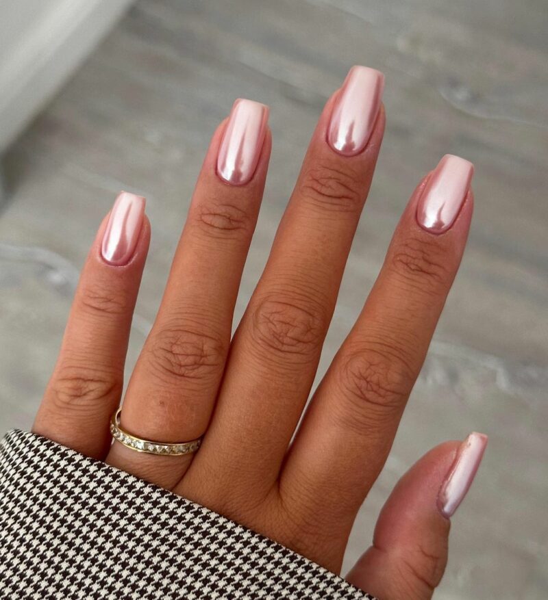 36 Lovely Baby Pink Nails That Will Teleport You To Barbieland