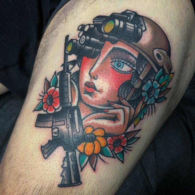40 Unique Military Tattoos That Tell A Story Of Bravery