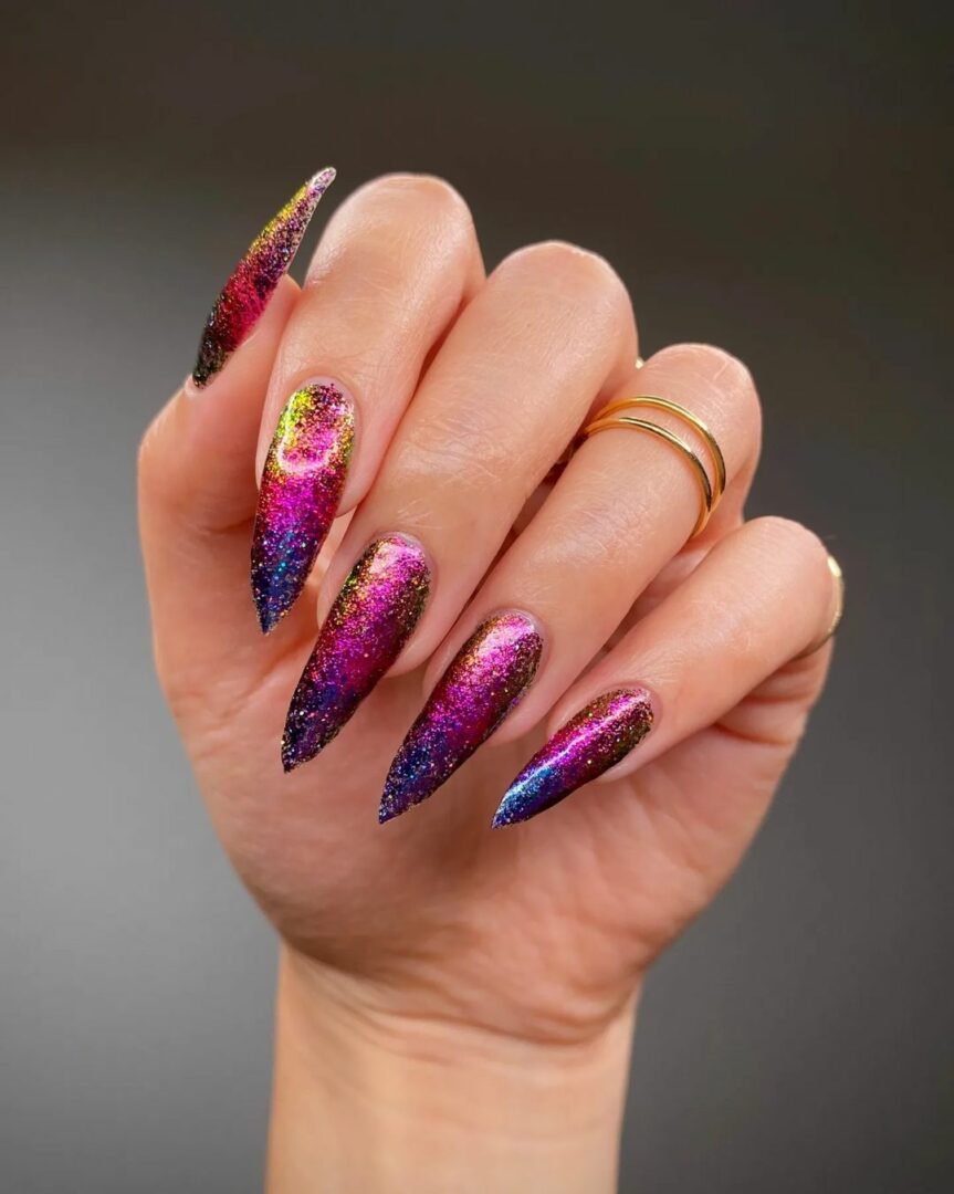 40 Must-Try Metallic Nails To Put the Pedal To The Metal