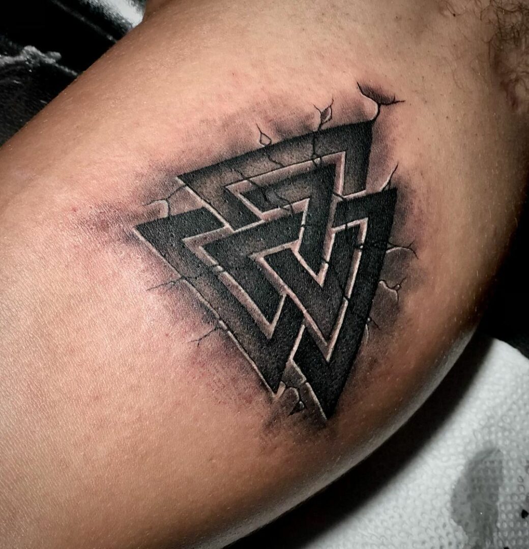 20 Bold Valknut Tattoo Ideas For An Authentic Viking Look